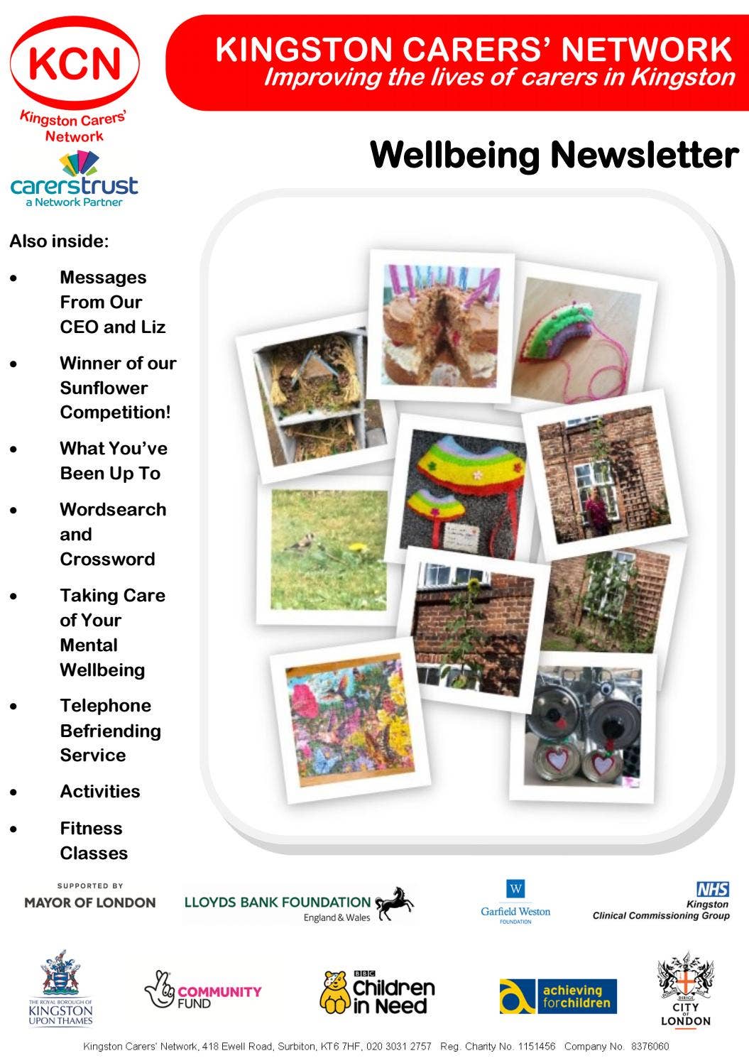 Wellbeing Booklet Autumn-Winter 2020 by Kingston Carers' Network - Issuu
