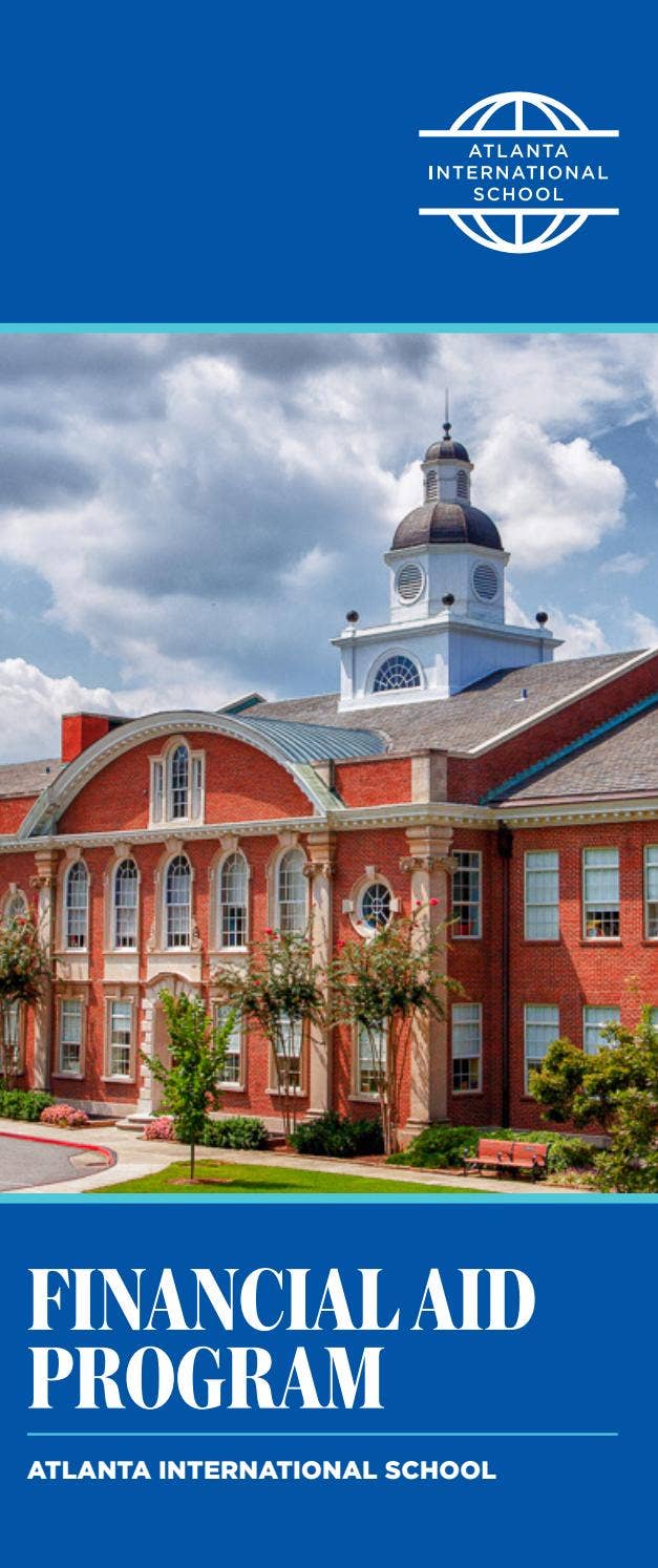 2020 - 2021 Financial Aid Brochure by Atlanta International School - Issuu