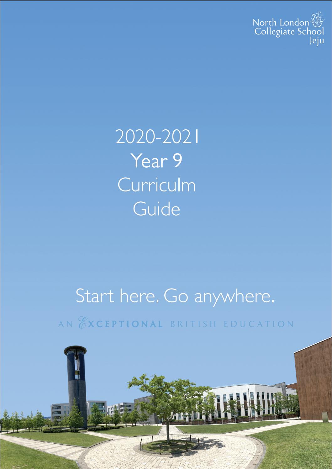 Year 9 Curriculum Guide 2020 21 English Korean By North London year-9-curriculum-guide-2020-21-english-korean-by-north-london