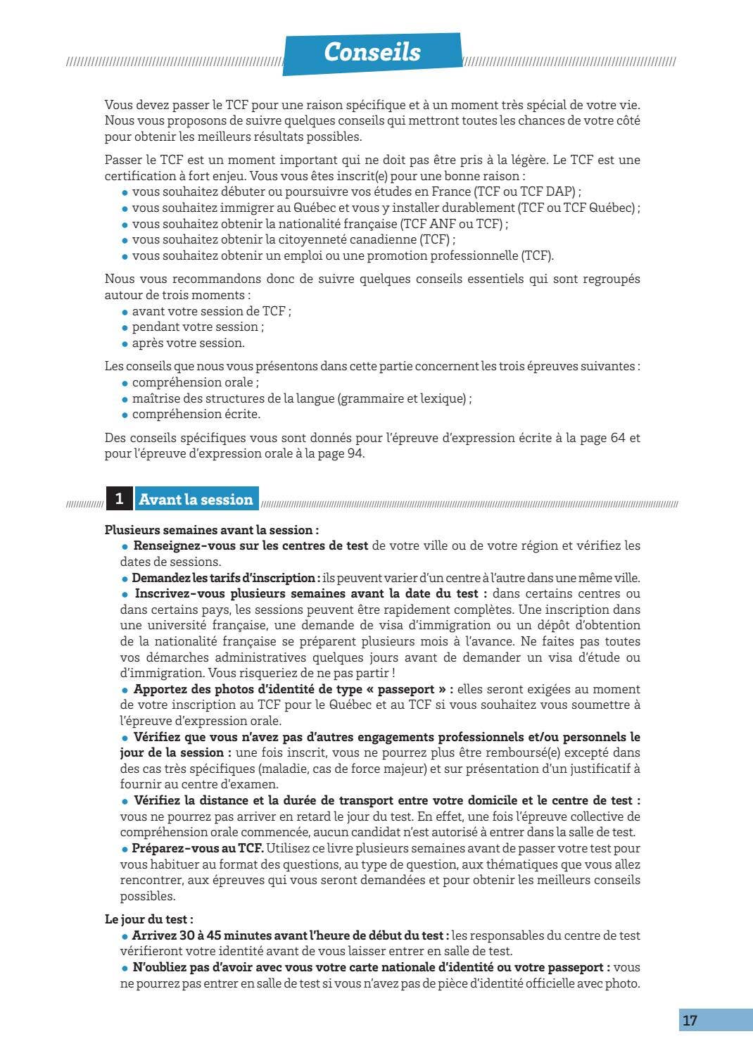 ABC TCF - Tous niveaux by CLE International - Issuu