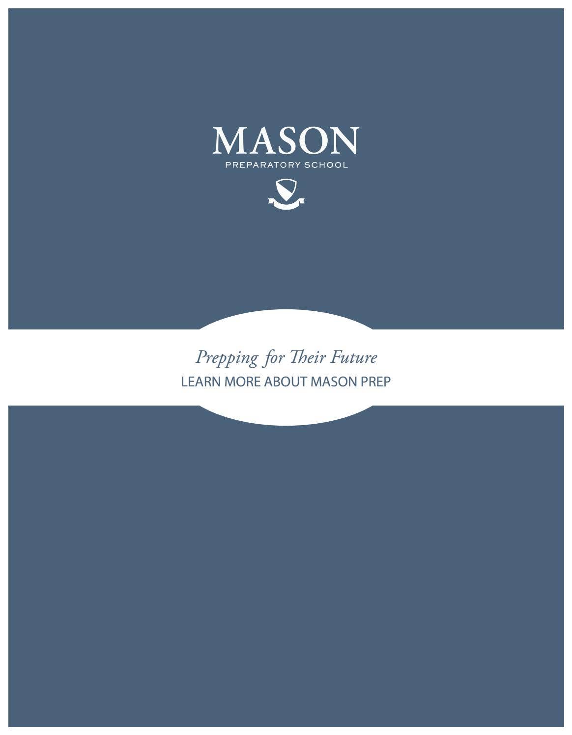 Mason Prep Virtual Info Packet by masonprep - Issuu