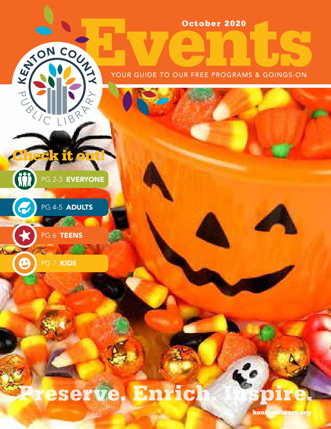 Kenton County Public Library October 2020 Calendar of Events by Kenton ...