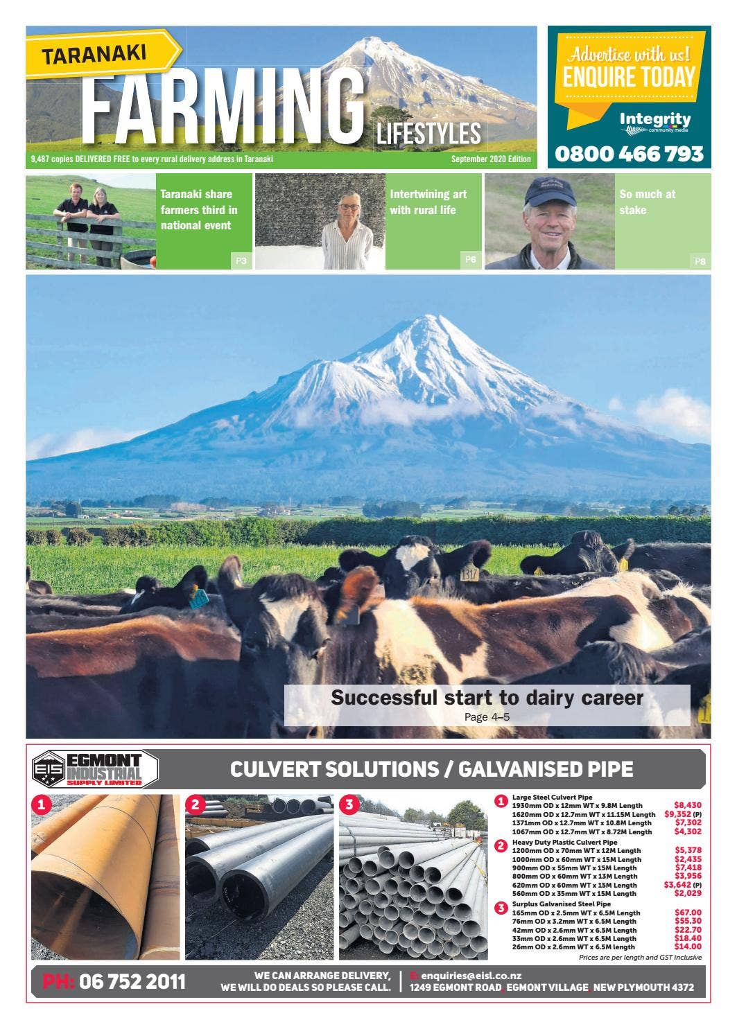 Taranaki Farming Lifestyles, September 2020 by Rural Matters - Issuu