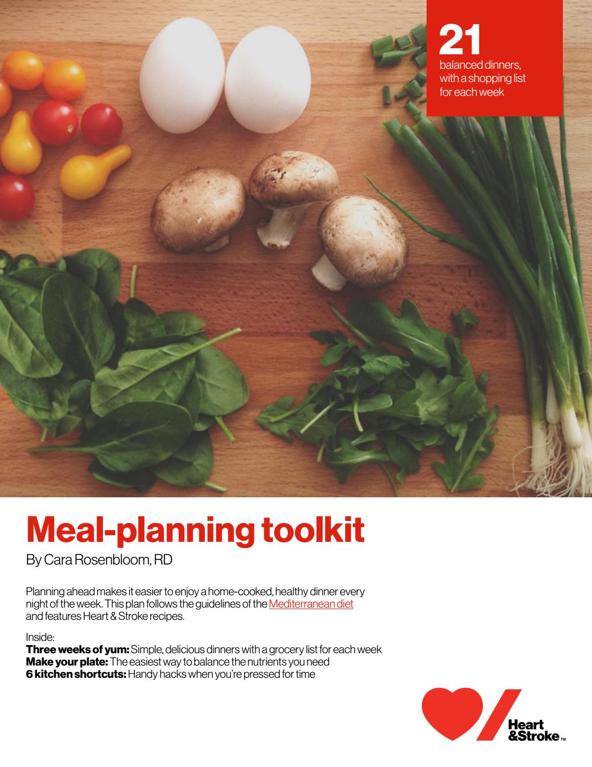 Heart & Stroke Meal Planning Toolkit by heartandstroke - Issuu