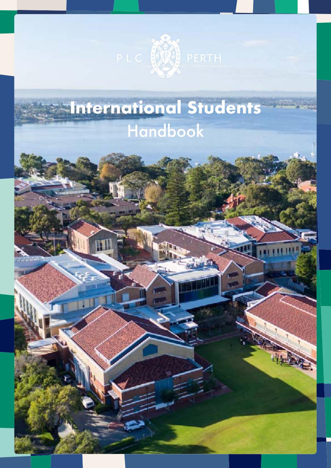 PLC Perth International Students Handbook by Presbyterian Ladies ...
