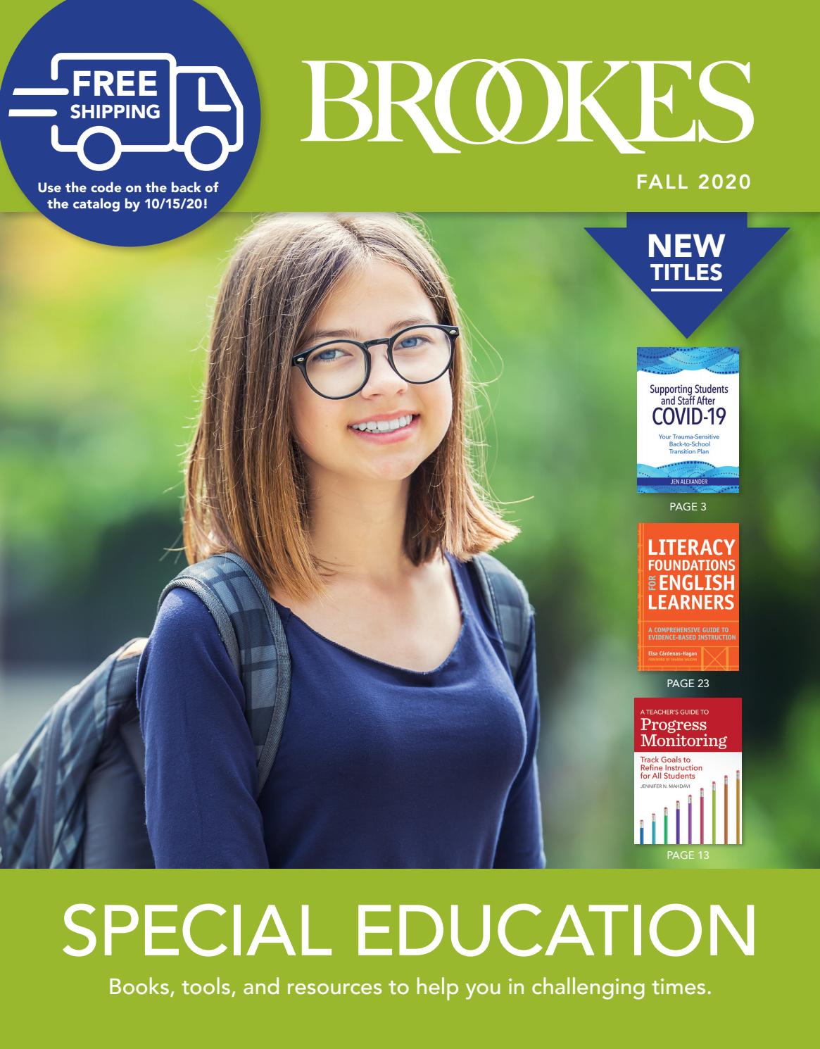 Brookes Publishing | Special Education | Fall 2020 by Brookes ...