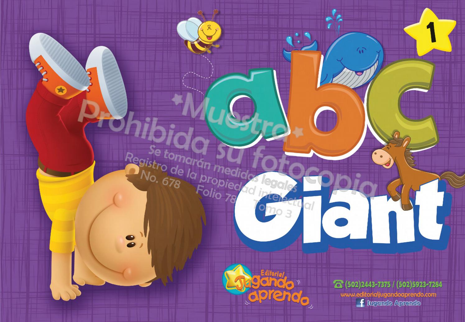 Gigante abc molde by Diseño Jugando Aprendo - Issuu