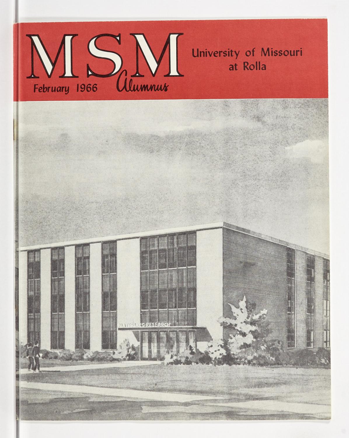 Missouri S&T Magazine, February 1966 by Missouri S&T Library and ...