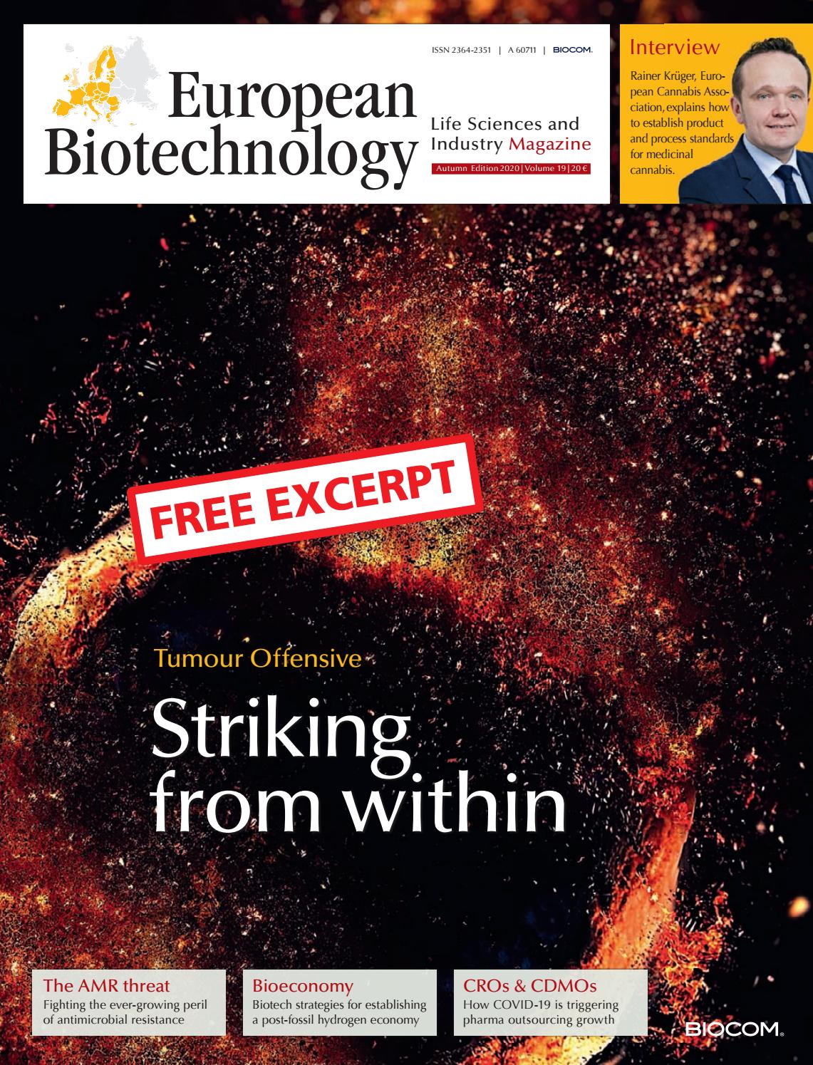 European Biotechnology Magazine Autumn 2020 | Free Excerpt by BIOCOM AG ...