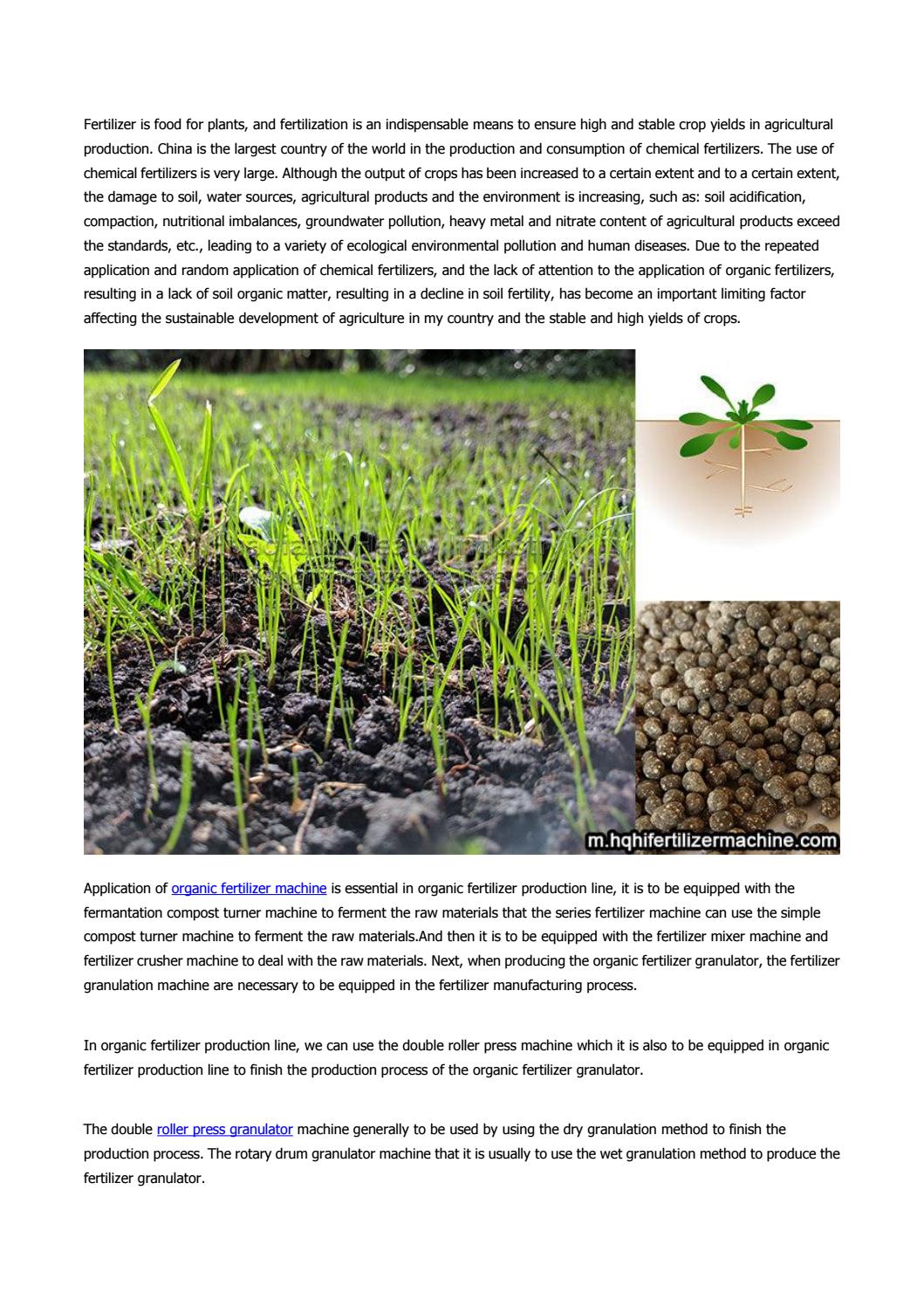 Fertilization to ensure high crop yields in agricultural production by ...