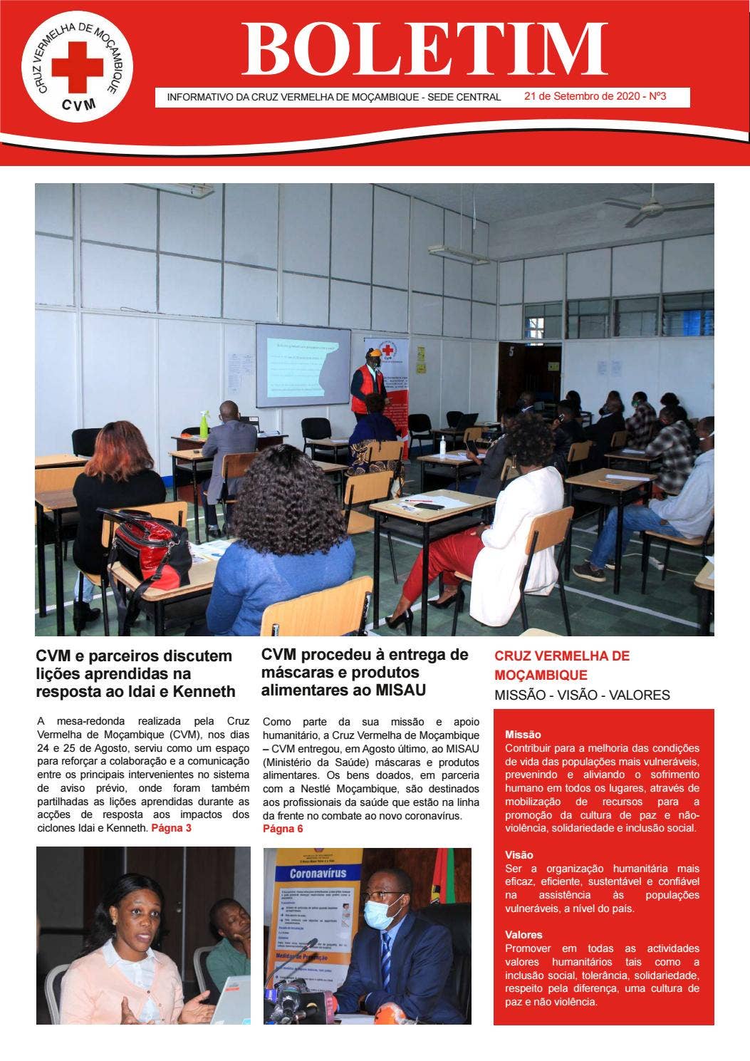 Boletim Informativo da Cruz Vermelha de Moçambique by Pfumo - Issuu