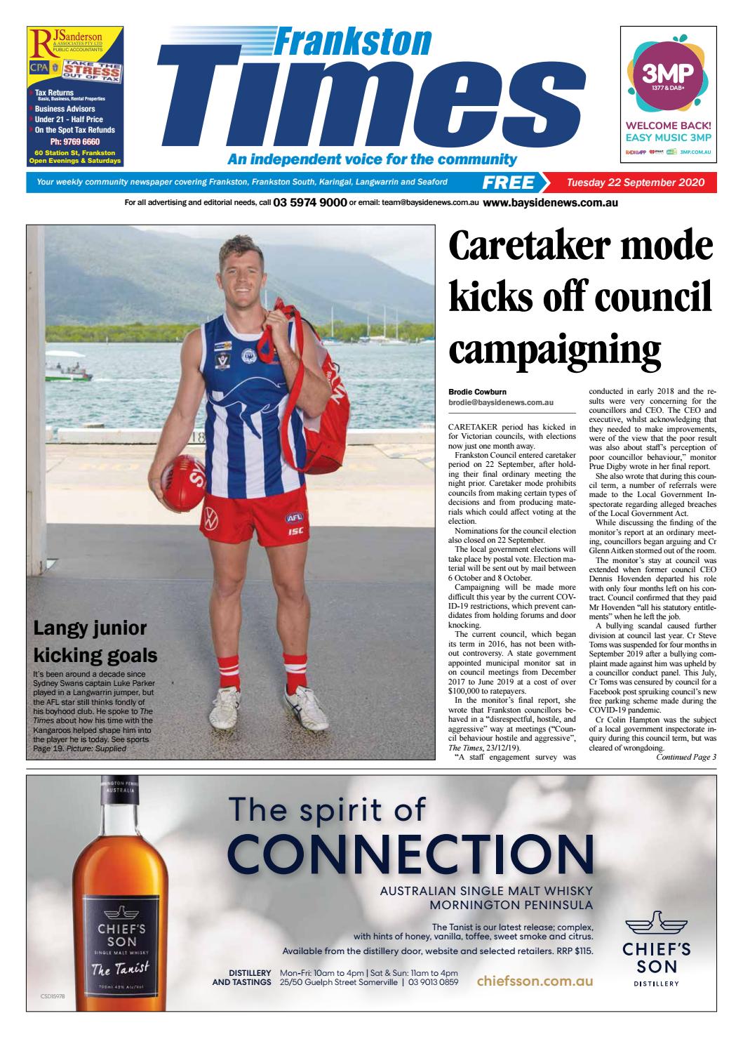 Frankston Times 22 September 2020 by Mornington Peninsula News Group ...