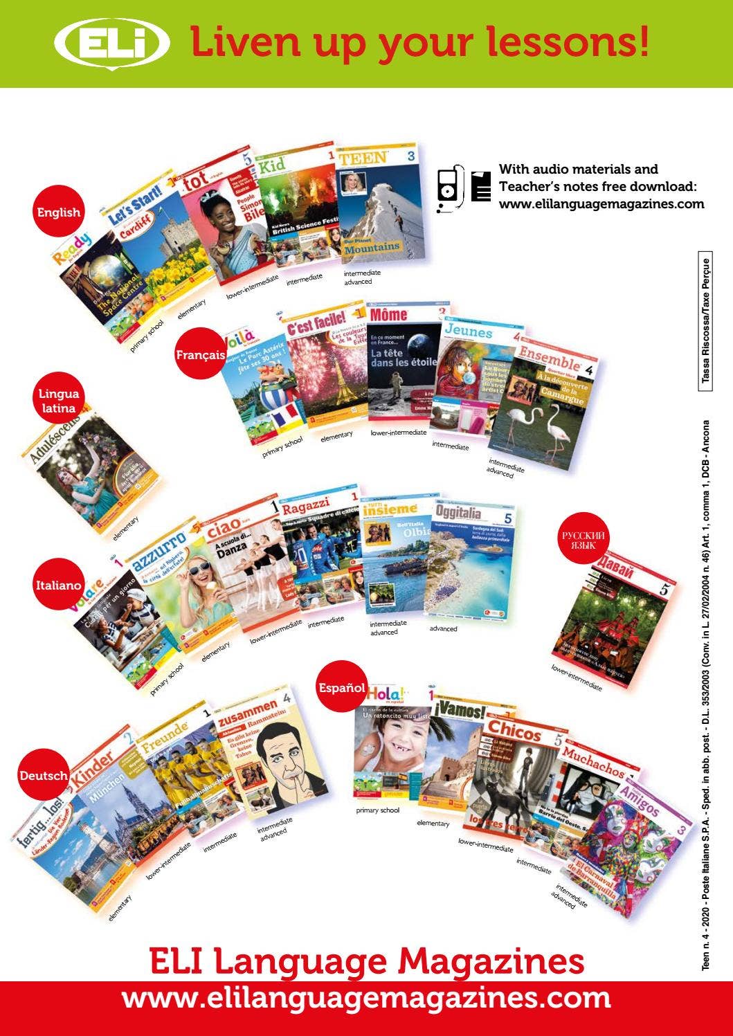 Teen 01 2020-2021 by ELI Publishing - Issuu