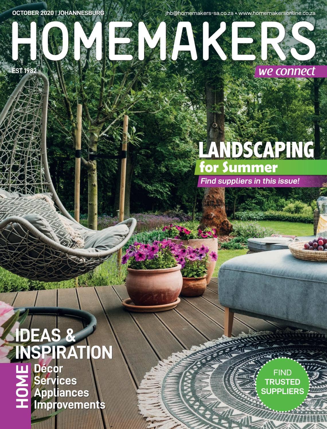 HOMEMAKERS JOHANNESBURG - OCTOBER 2020 by HOMEMAKERS - Issuu