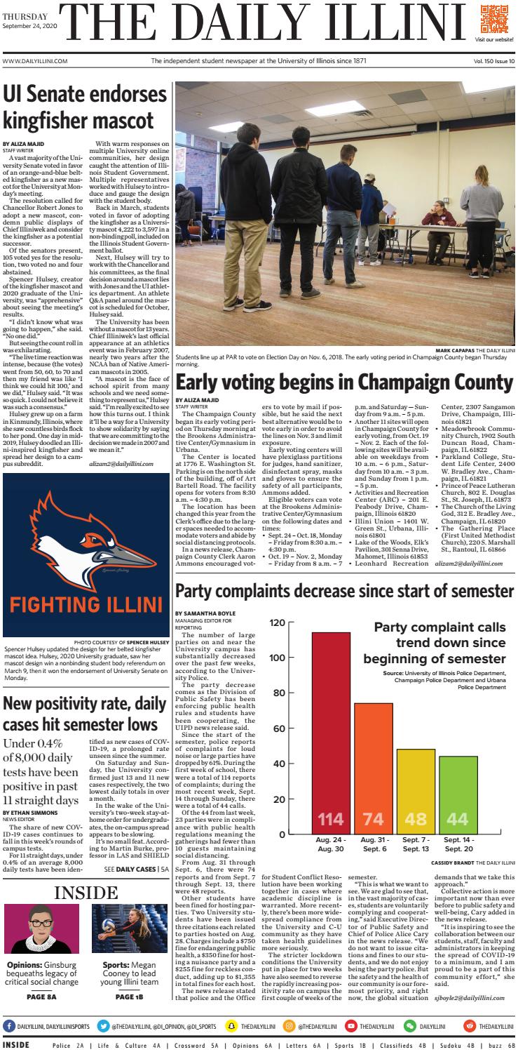 The Daily Illini Volume 150 Issue 10 by The Daily Illini - Issuu