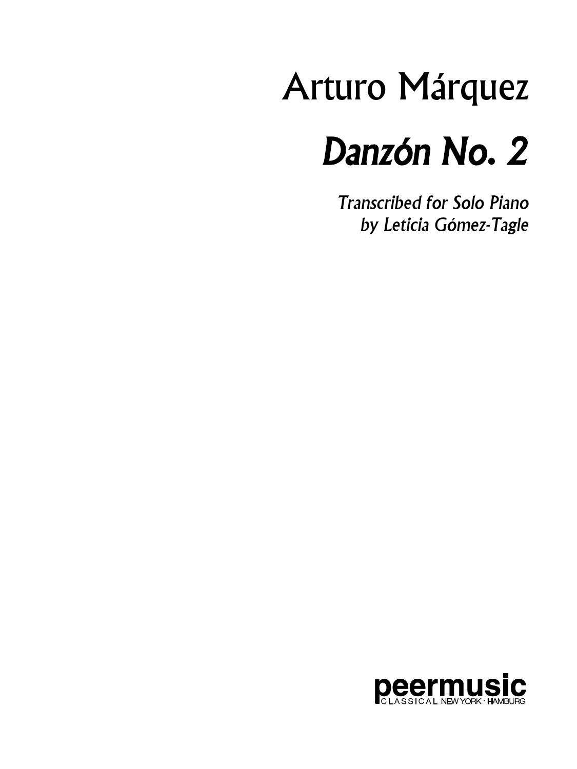 Marquez - Danzon No. 2 (solo piano) by Peermusic Classical - Issuu