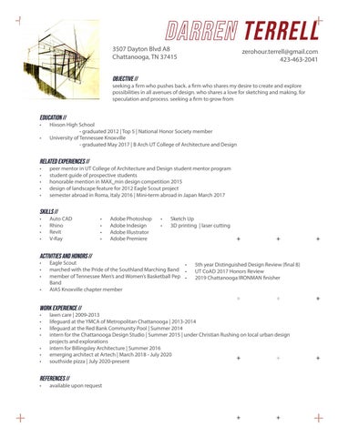 DARREN TERRELL (a resume) by Darren Terrell - Issuu