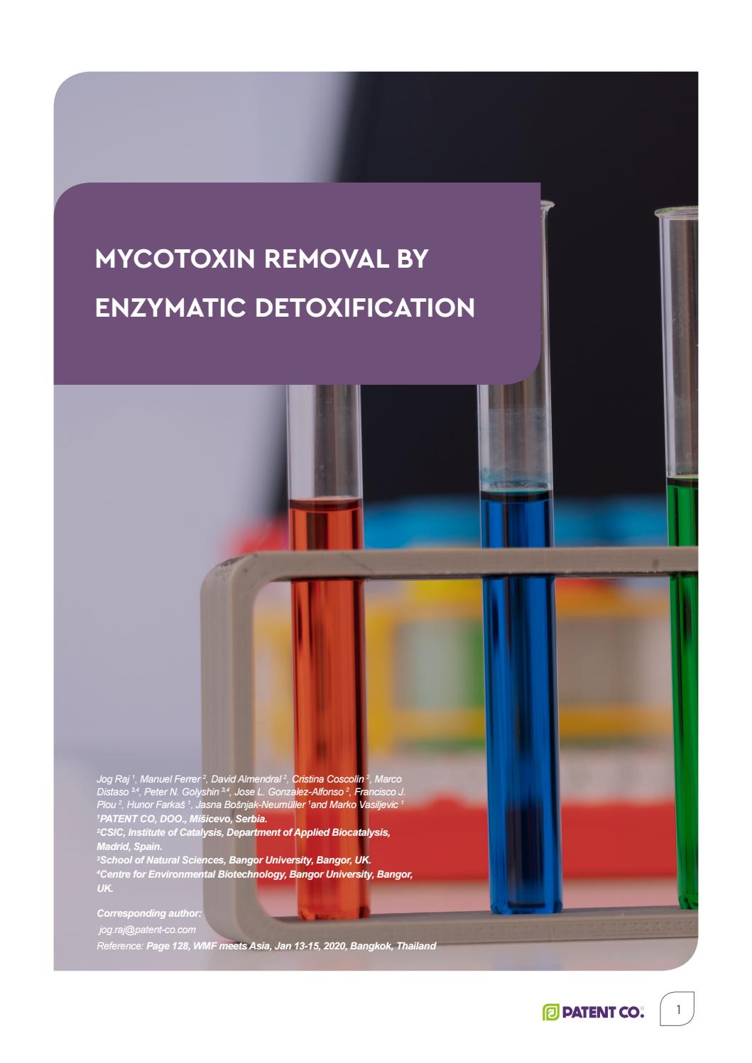 Mycotoxin removal by enzymatic detoxification by agriNews - Issuu