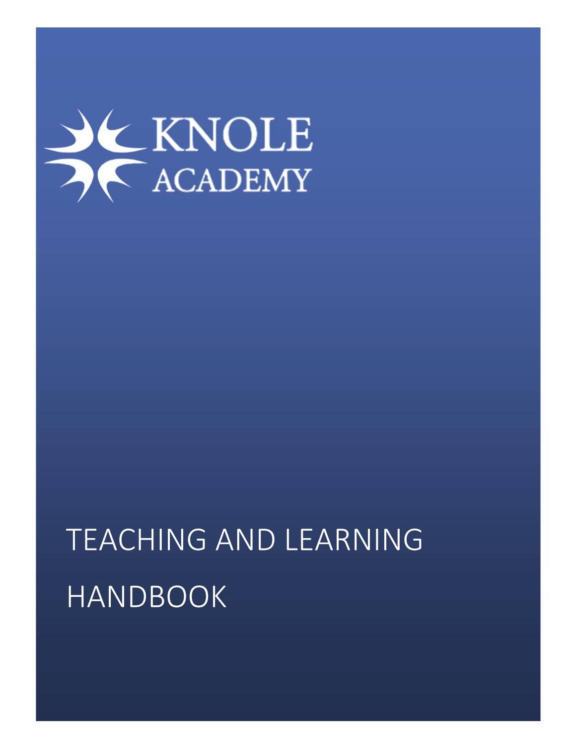 Knole Academy Teaching and Learning Book Final by Cleverbox UK Ltd - Issuu