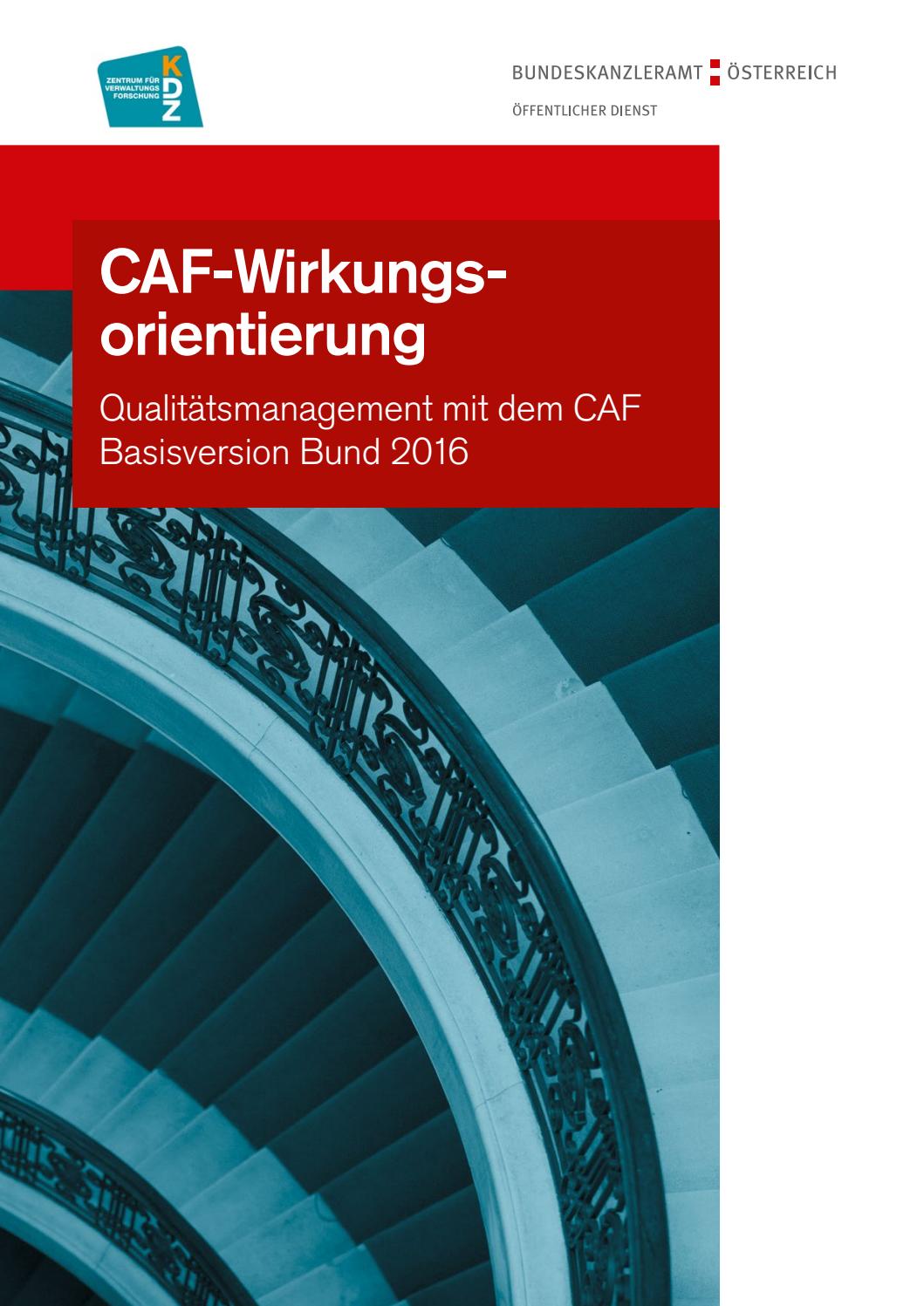 CAF-Wirkungsorientierung by kdz_austria - Issuu