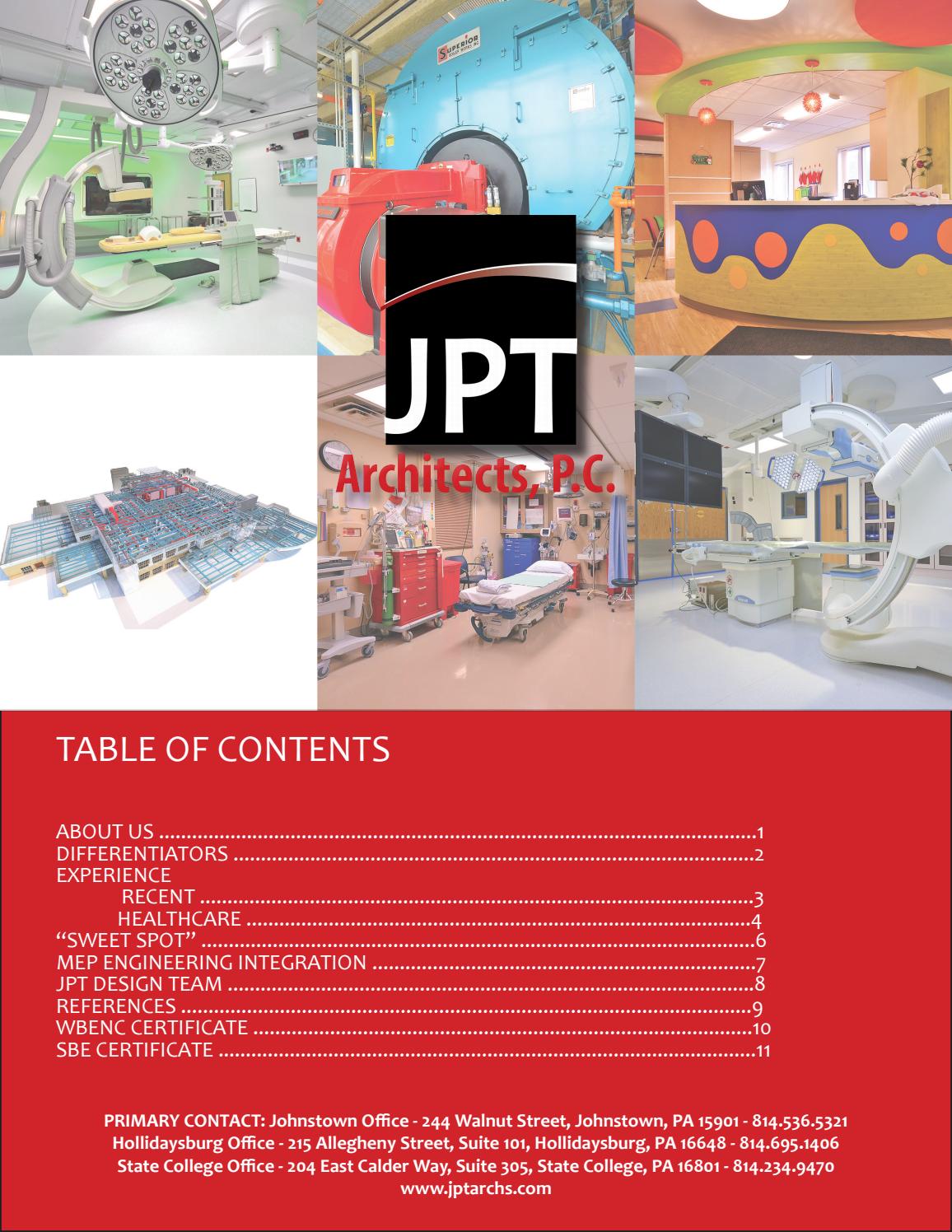 JPT Architects & Engineers - Healthcare Design by JPT Architects - Issuu
