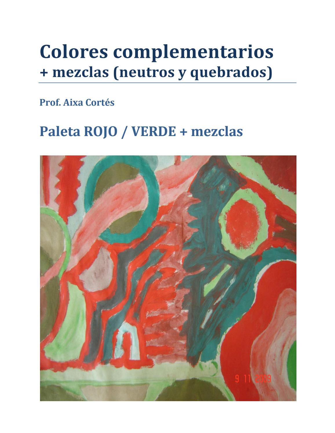 Complementarios obras de alumnos by Aixa Cortés - Issuu