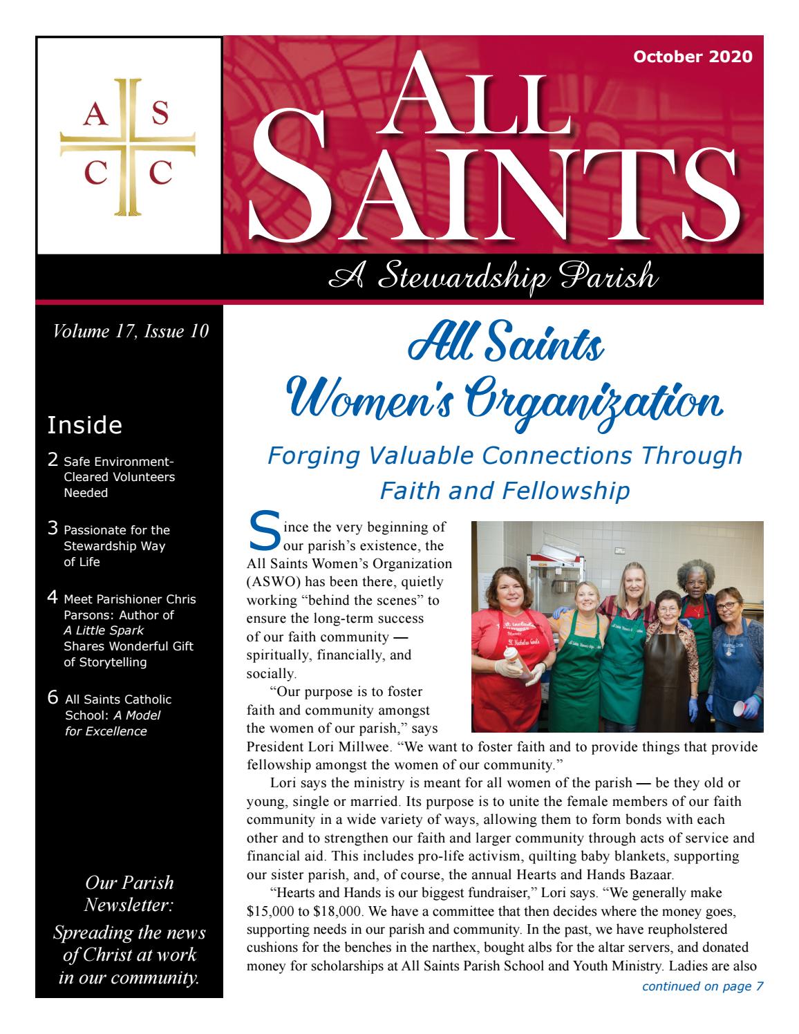 All Saints Catholic Church Newsletter — October 2020 by Catholic ...