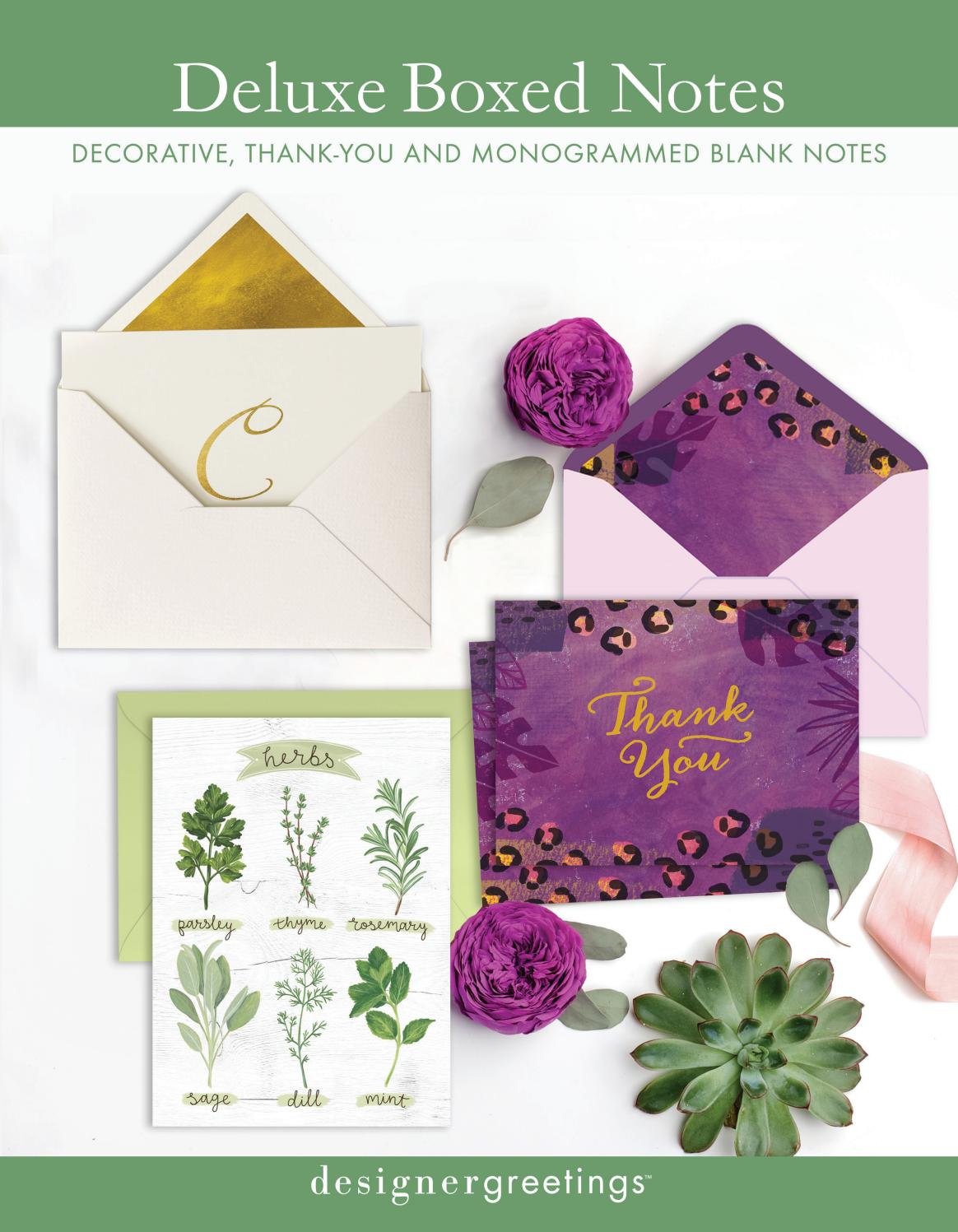 Designer Greetings - Deluxe Box Notes 2020 by The Street Brands - Issuu