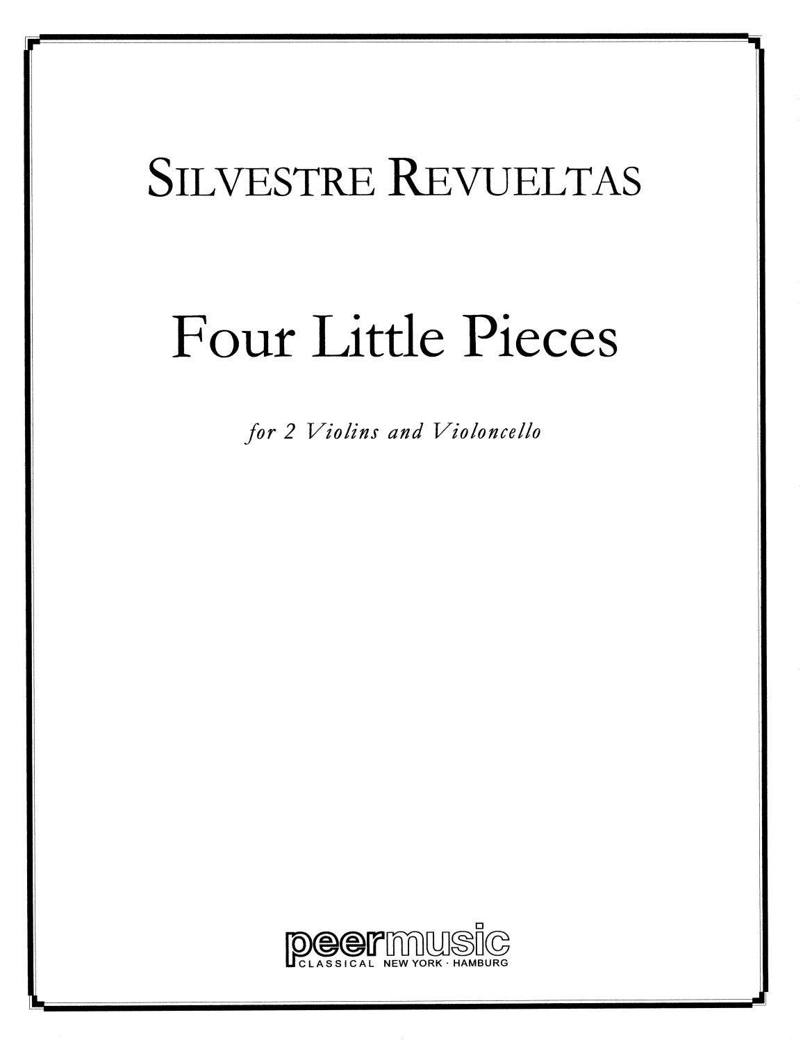 Revueltas - Four Little Pieces by Peermusic Classical - Issuu
