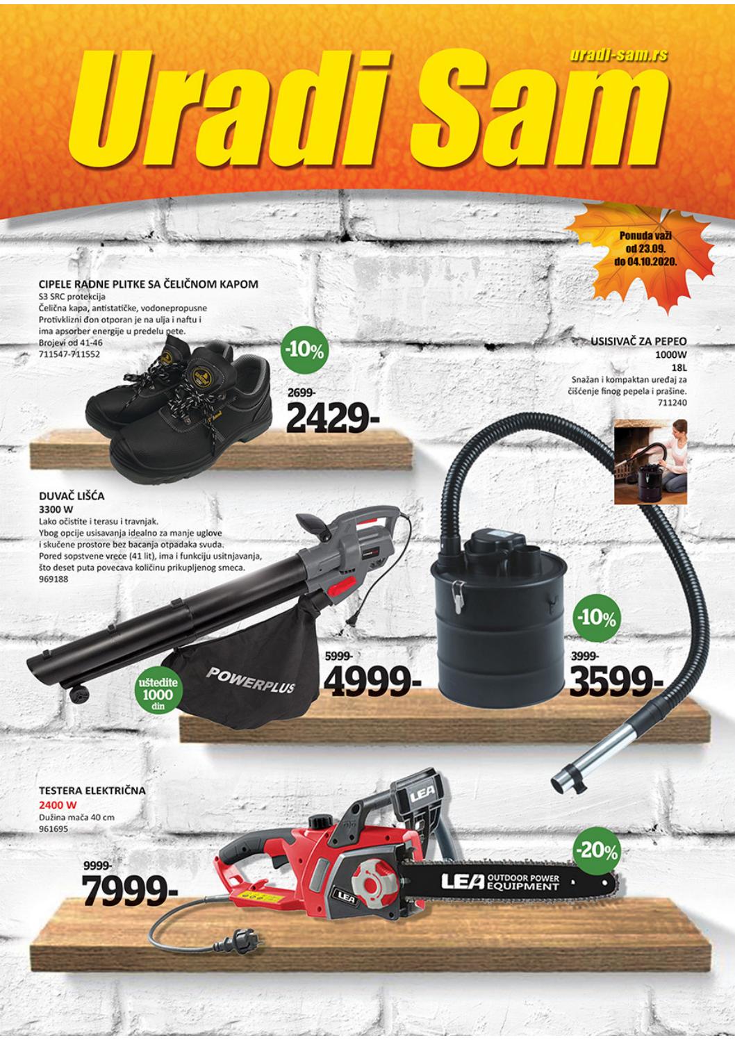 Uradi sam katalog od 23.09.-04.10.2020. by Catalog.rs - Issuu