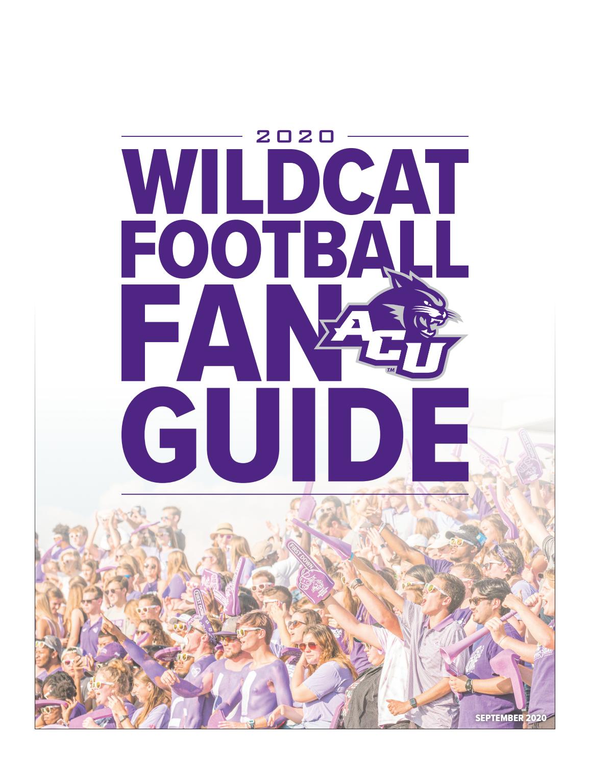 ACU Wildcat Football Fan Guide 2020 by Abilene Christian University - Issuu