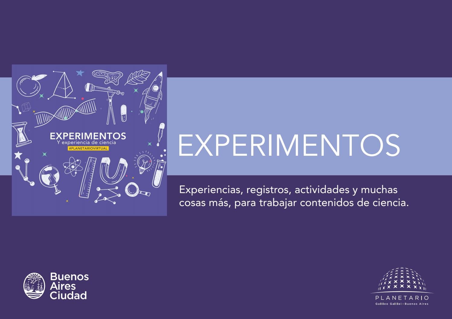 Experimentos by PlanetarioBA - Issuu