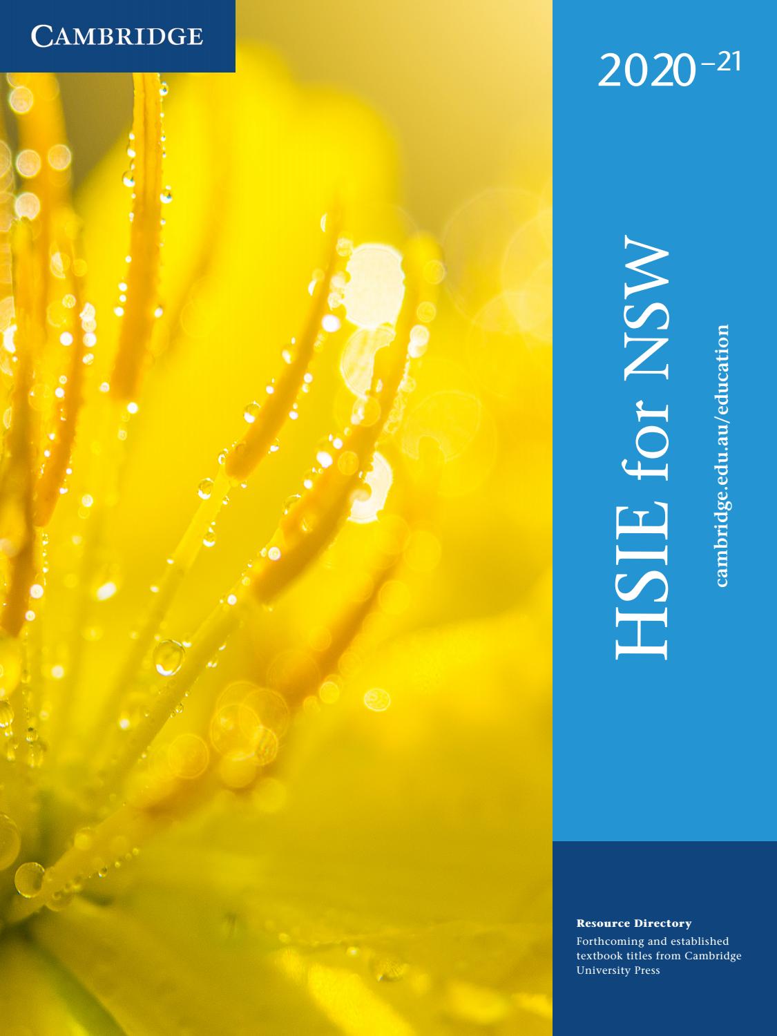 HSIE for NSW Catalogue 2020-21 by cambridge_aused - Issuu