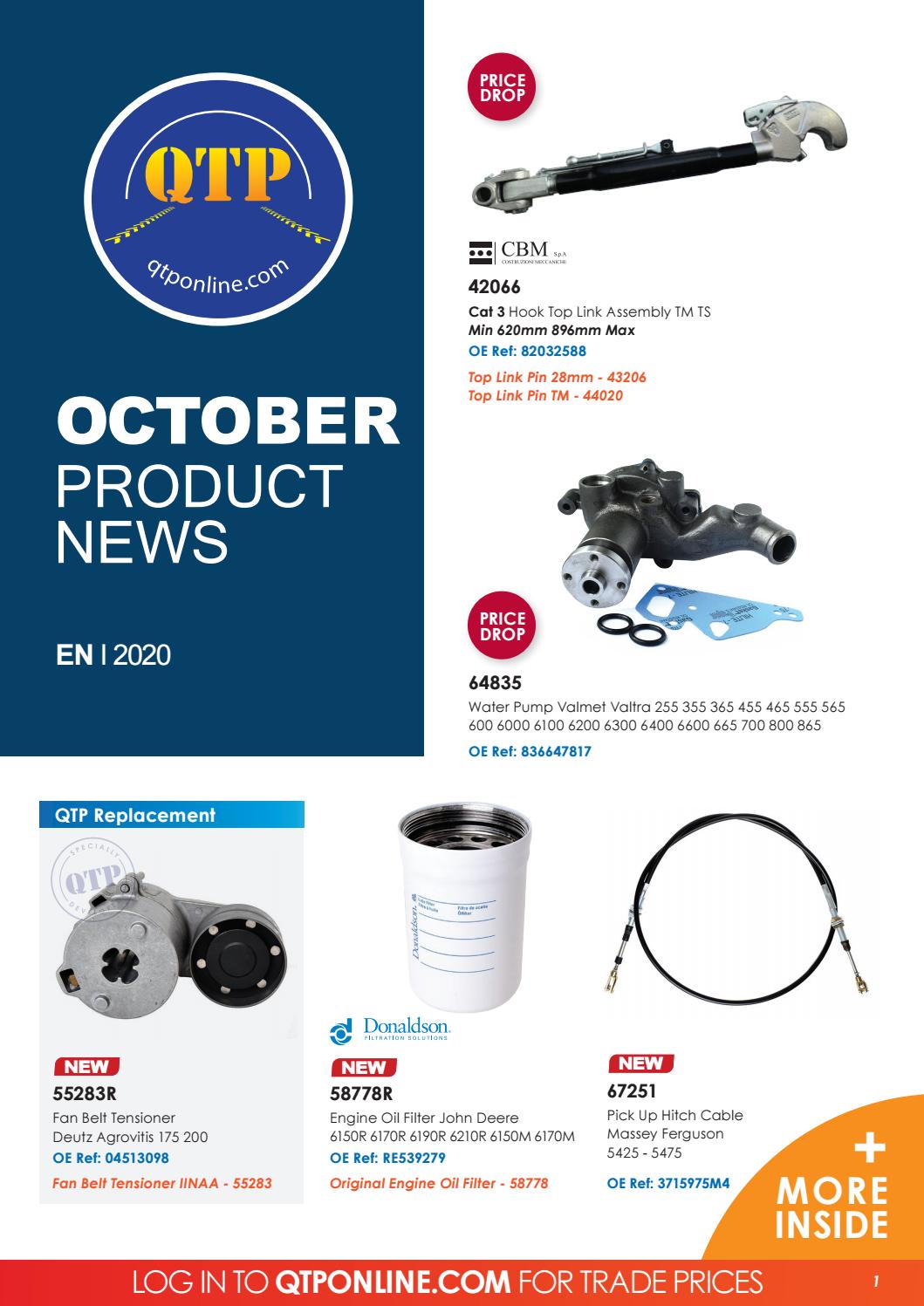 QTP October Product News 2020 by Quality Tractor Parts - Issuu