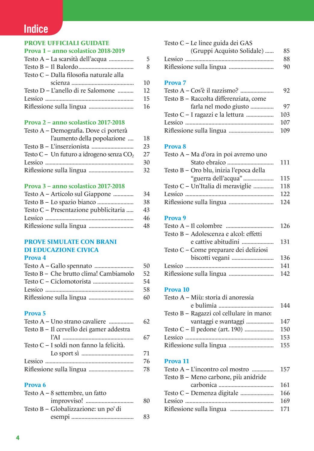 INVALSI Italiano Secondaria I grado - Edizione 2021- Sample pages by ...