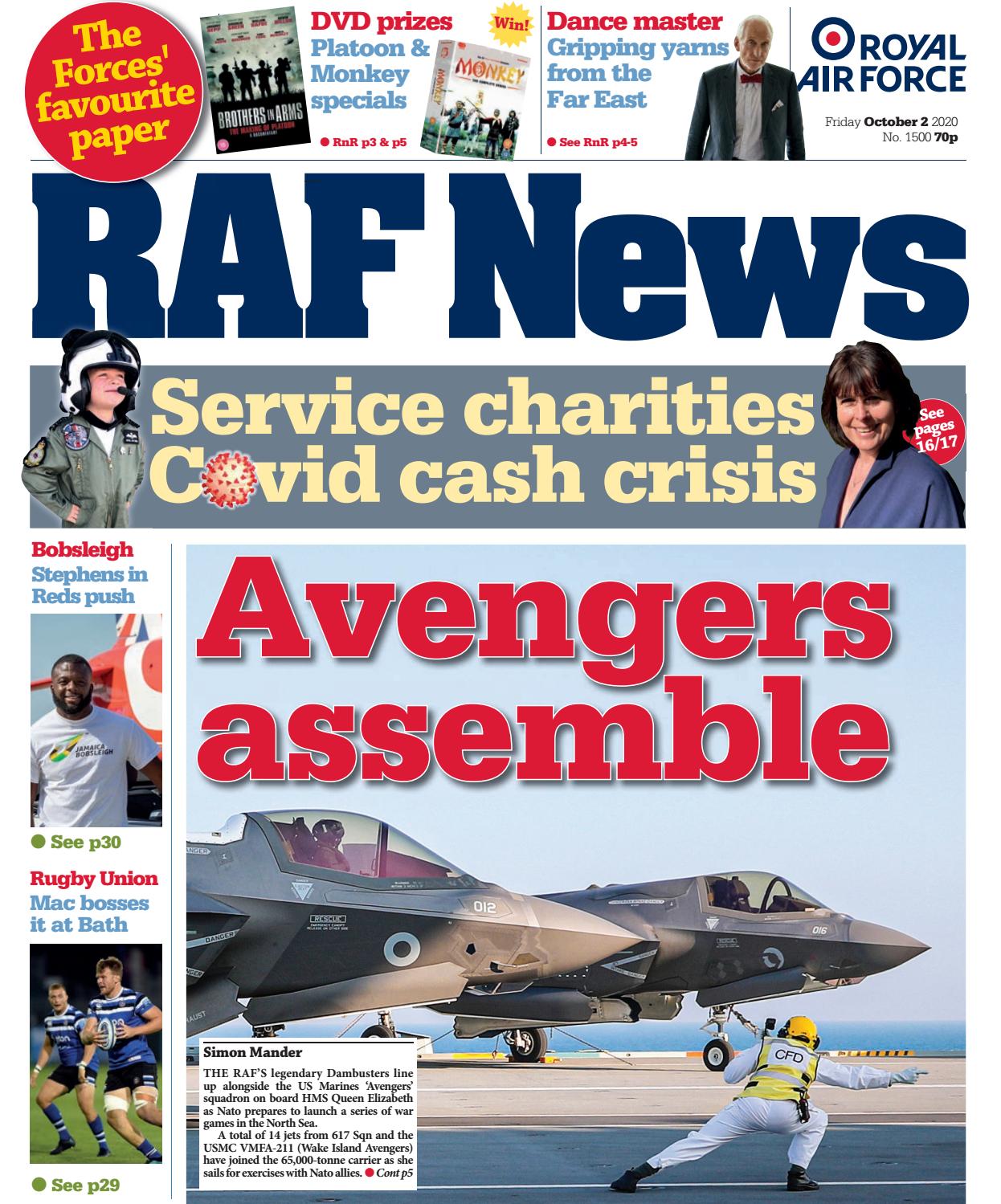RAF News 2 Oct 2020 Edition 1500 by RAF News - Issuu