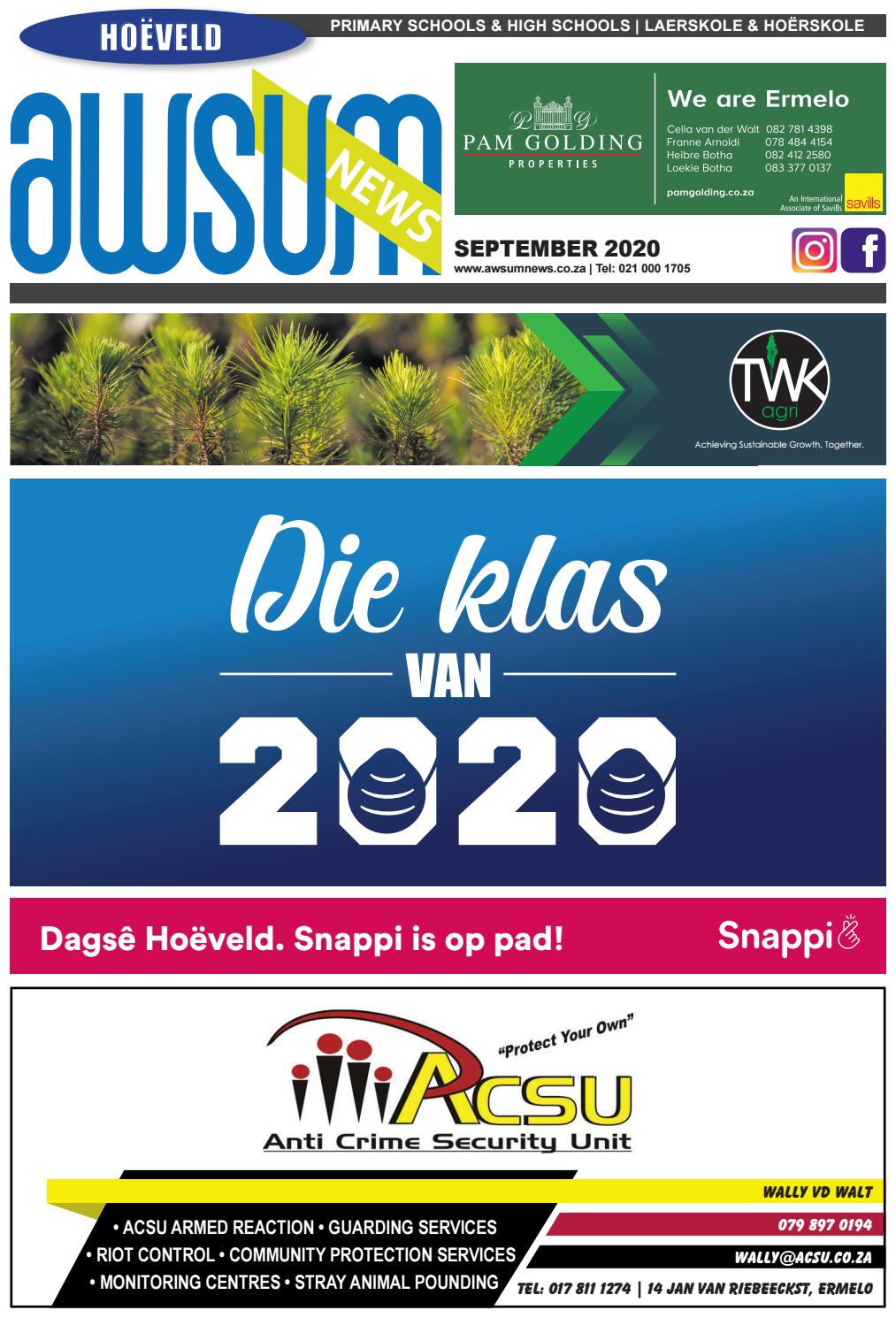 Highveld Tribute Class 2020 by AWSUM News - Issuu