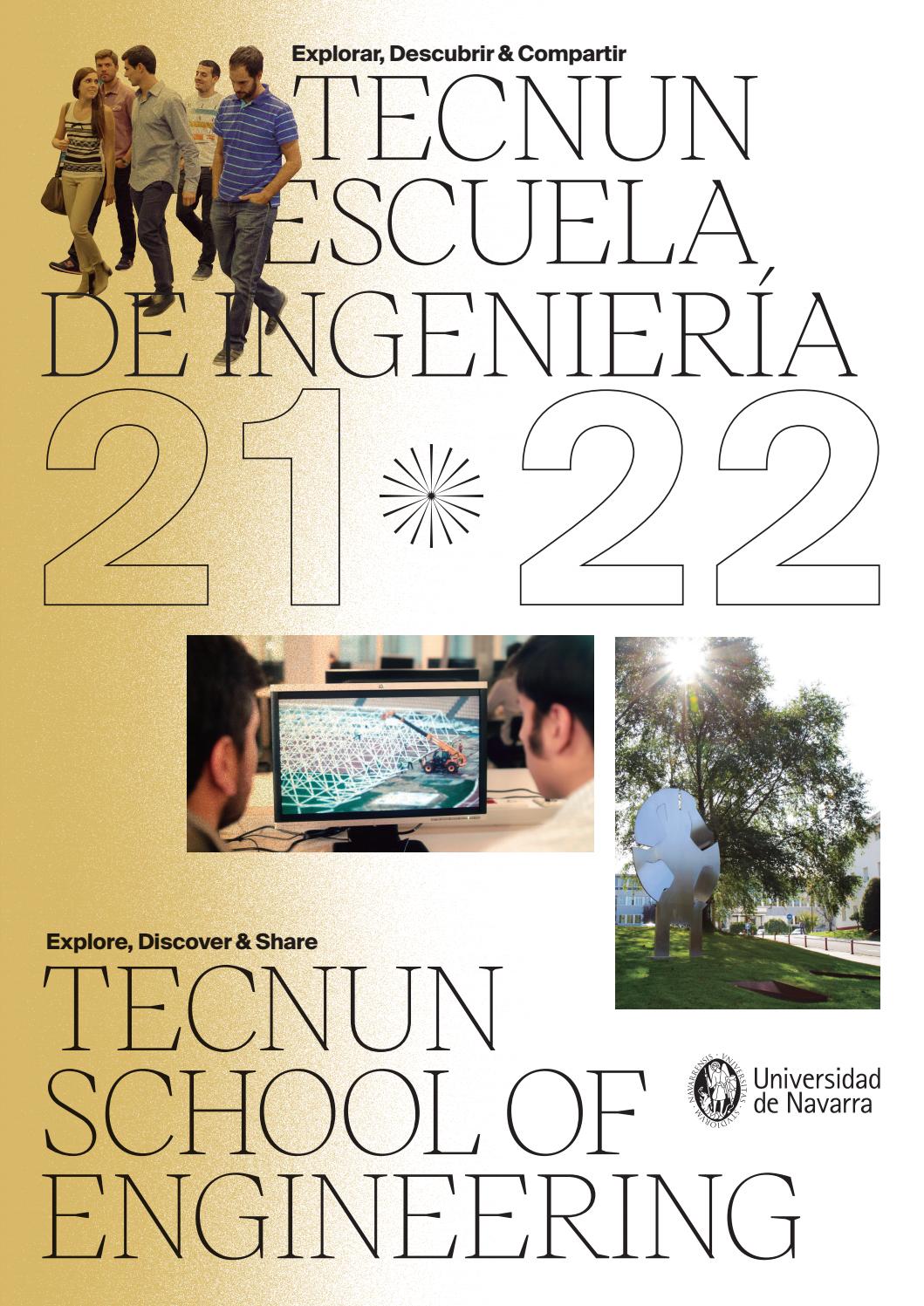 Tecnun Escuela de Ingenieros by universidaddenavarra - Issuu