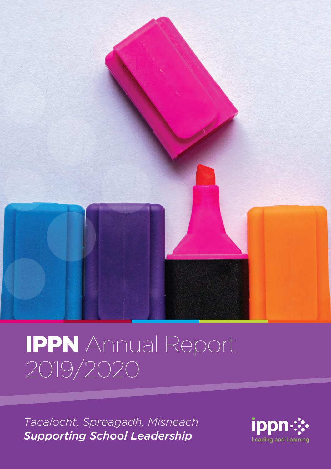 IPPN Annual Report 2019-2020 by Irish Primary Principals’ Network - Issuu