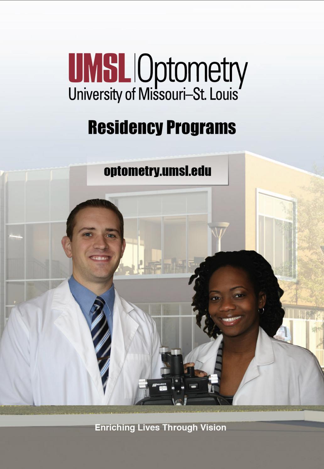 UMSL College of Optometry Residency Brochure by umsloptometry - Issuu