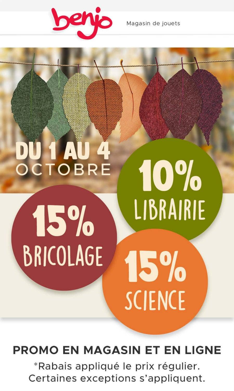 Flyer Promo: Librairie - Bricolage - Science by Benjo - Magasin de ...