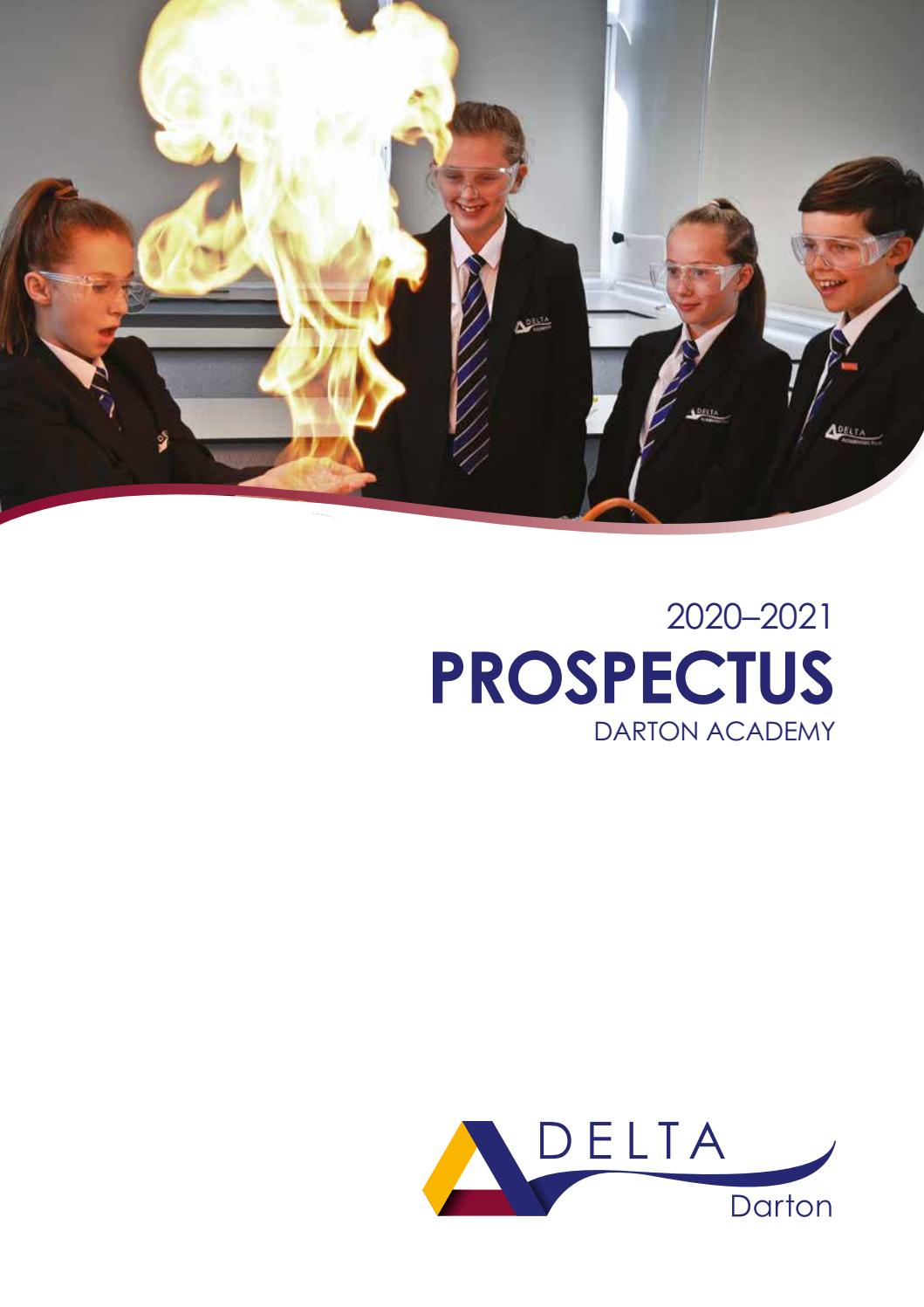 Darton Academy Prospectus 2020 - 2021 by Delta Academies Trust - Issuu