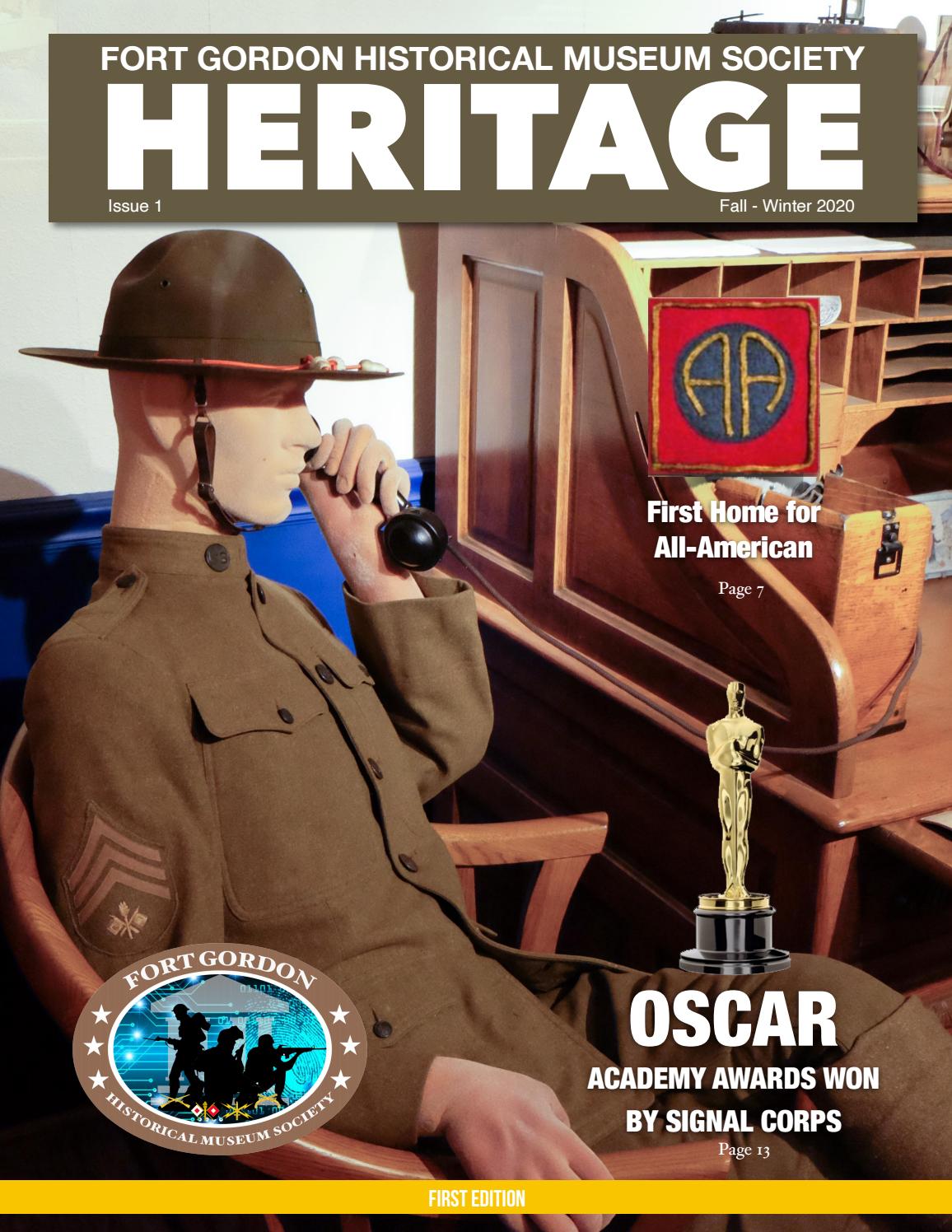HERITAGE - a Fort Gordon Historical Museum Society Magazine by LTD ...