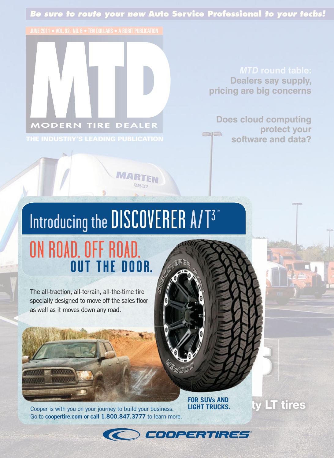 Modern Tire Dealer - June 2011 by Automotive Group Migrated - Issuu
