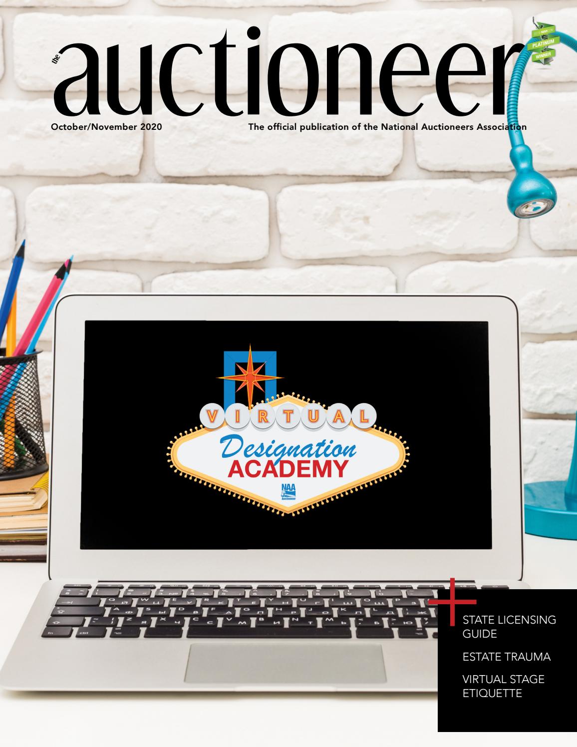 Auctioneer October/November 2020 by National Auction Association - Issuu