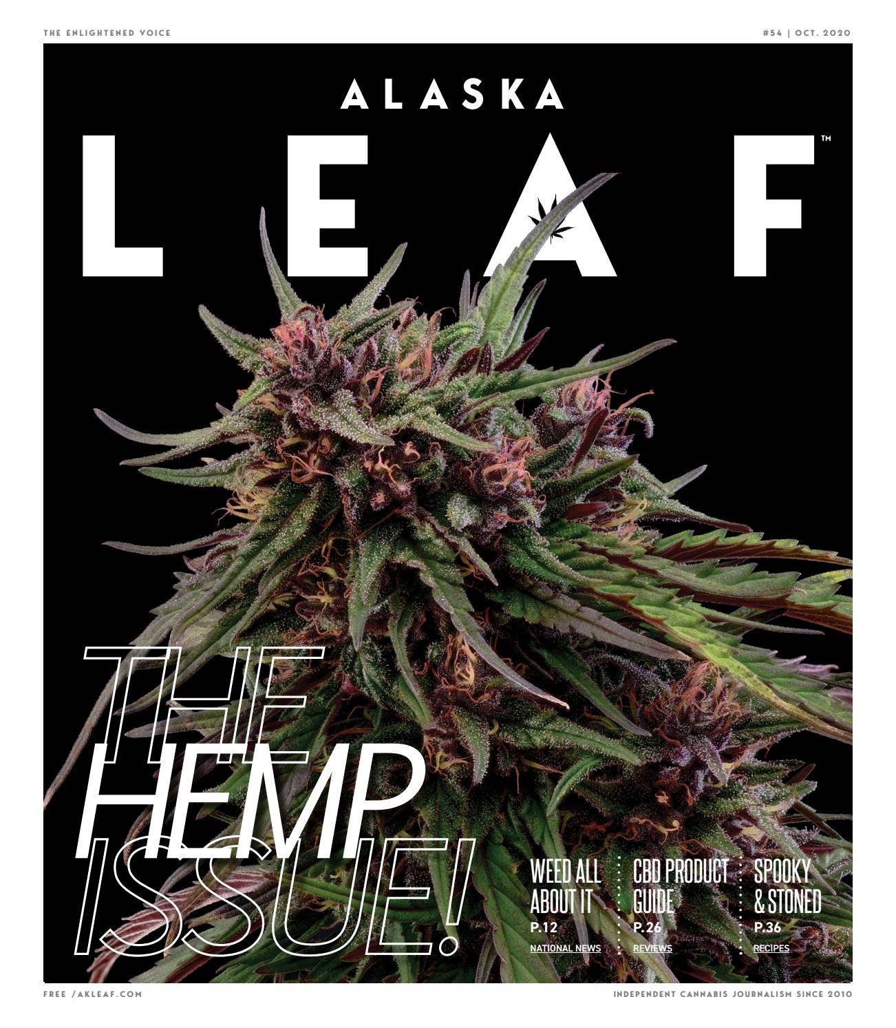 Oct. 2020 - Alaska Leaf by Northwest Leaf / Oregon Leaf / Alaska Leaf ...