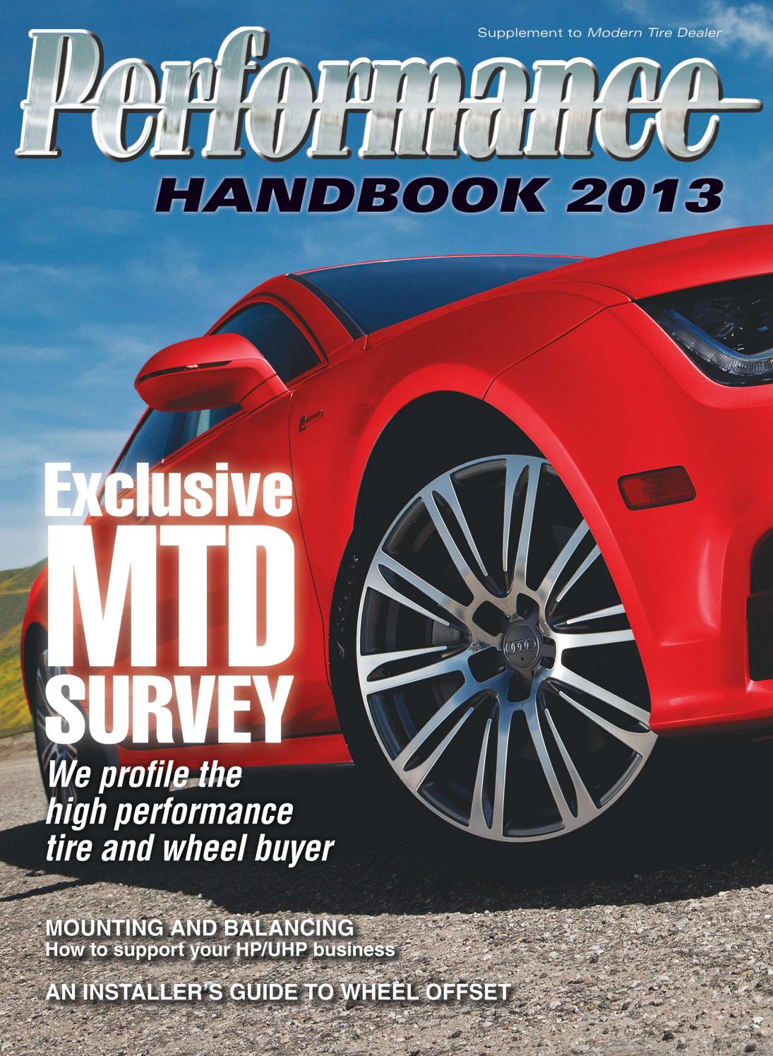 Modern Tire Dealer - Performance Handbook 2013 by Automotive Group ...