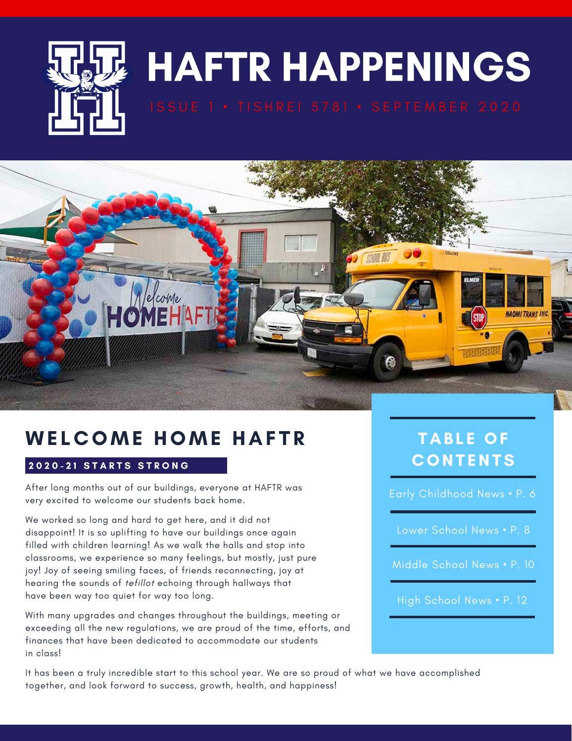 HAFTR Happenings 9-2020 by haftr - Issuu