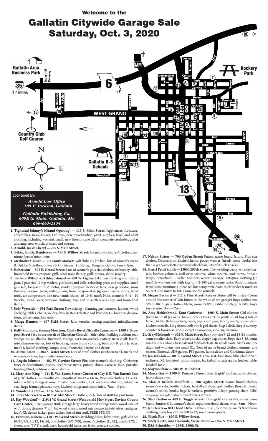 GPC_Garage Sale Map 2020 by GranDesign - Issuu