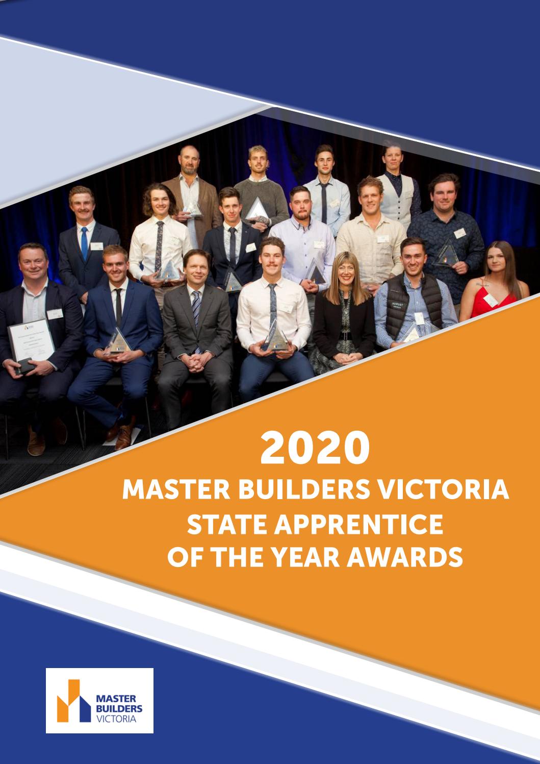 2020 Master Builders Victoria Apprentice of the Year Awards - Nominee ...